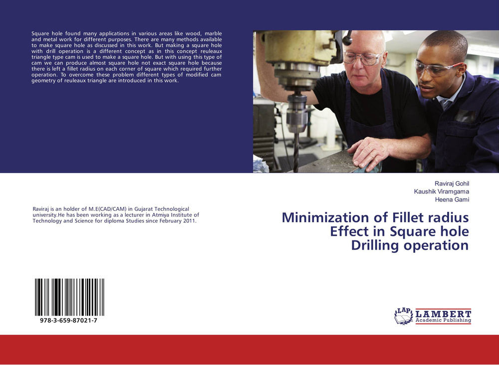 Minimization of Fillet radius Effect in Square hole Drilling operation ...