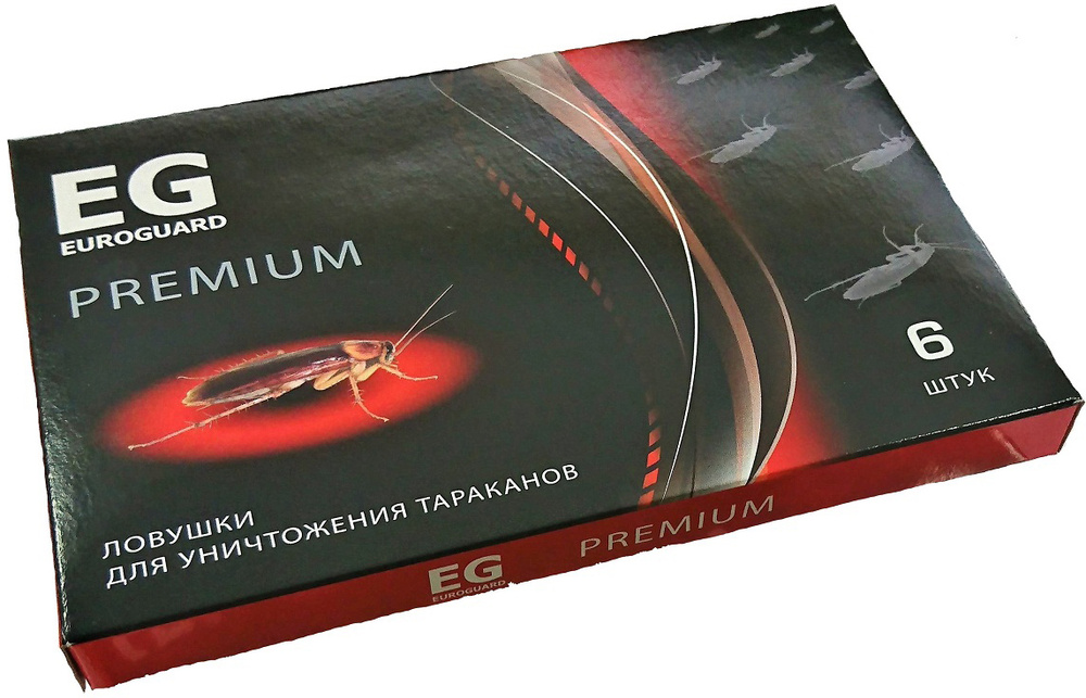 Ловушка для вредителей EG Euroguard Premium от тараканов, 4640027810365, 6 шт - купить с ...