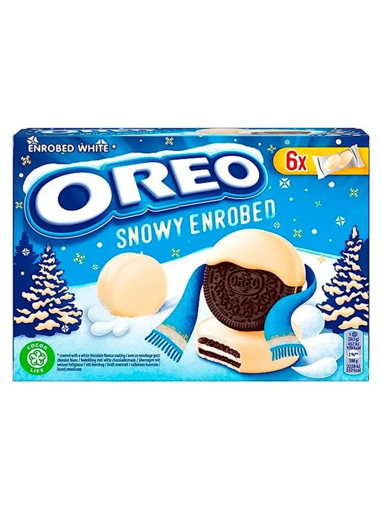 OREO Печенье Орео в белом шоколаде 246 гр. (1 шт.) - купить с доставкой ...