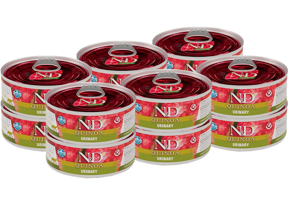 FARMINA CAT N&D QUINOA URINARY беззерновые для взрослых кошек при ...