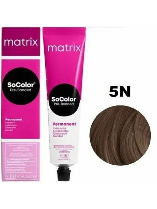 MATRIX Краска SoColor Beauty 5N 5.0 90 МЛ - купить с доставкой по ...