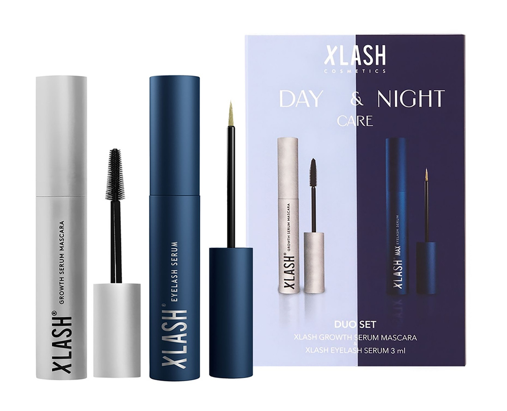 Набор для макияжа и ухода за ресницами / Xlash Cosmetics Day & Night ...