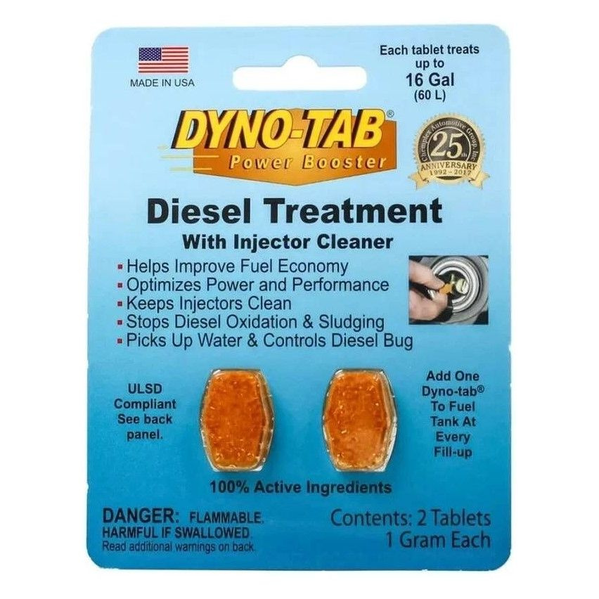 Присадка DYNO-TAB 45602 для очистки форсунок дизельных ДВС 2 x 1 г ...