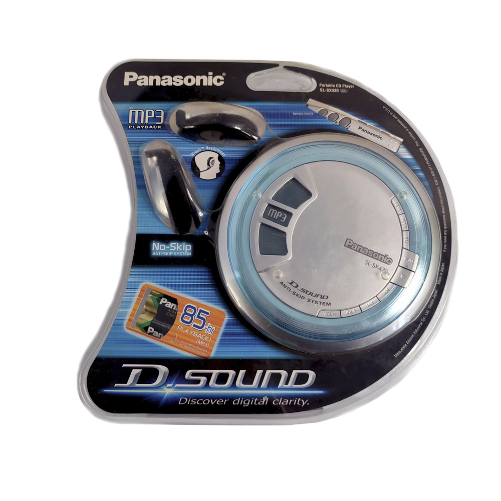 Портативный CD MP3 плеер Panasonic SL-SX430 новый запечатанный - купить ...