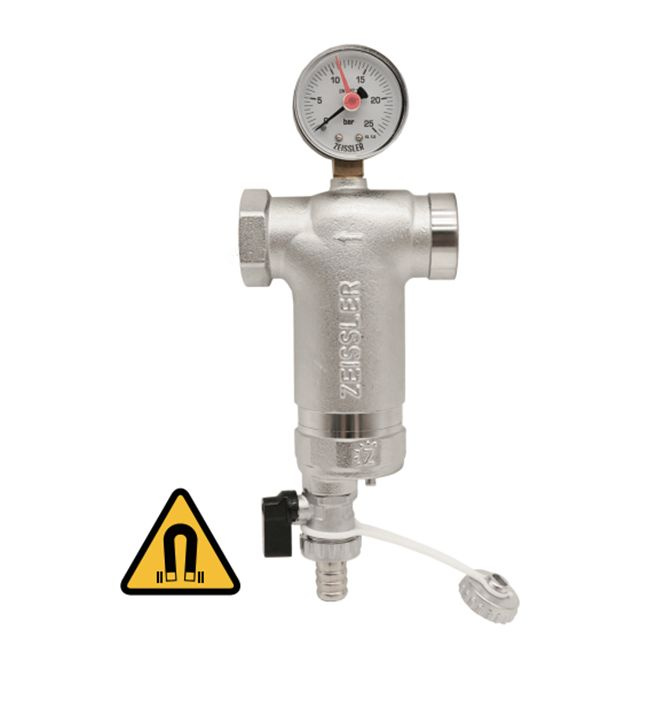 Фильтр с манометром и магнитной вставкой (300 мкм) 1" ВН-ВН ZEISSLER арт. ZSf.306.0206N - купить ...