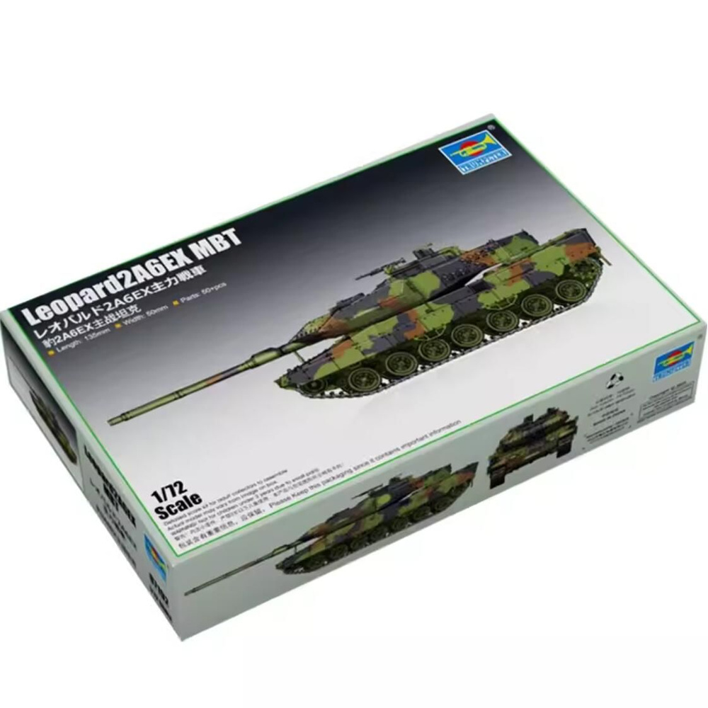 Комплект модели танка Leopard 2A6EX масштаба 1/72 trumpeter 07192 ...