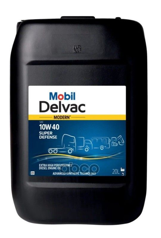 Mobil Масло Моторное Mobil Delvac Modern Super Defense 10W-40 20L ...