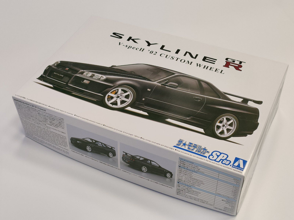 Nissan Skyline BNR34 GT-R V-Spec II Custom Wheel '02 Сборная модель ...
