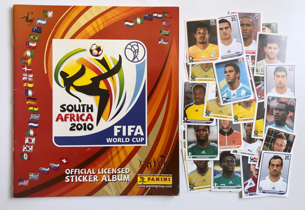 Panini FIFA World Cup 2010 South Africa пустой альбом + 50 стикеров ...