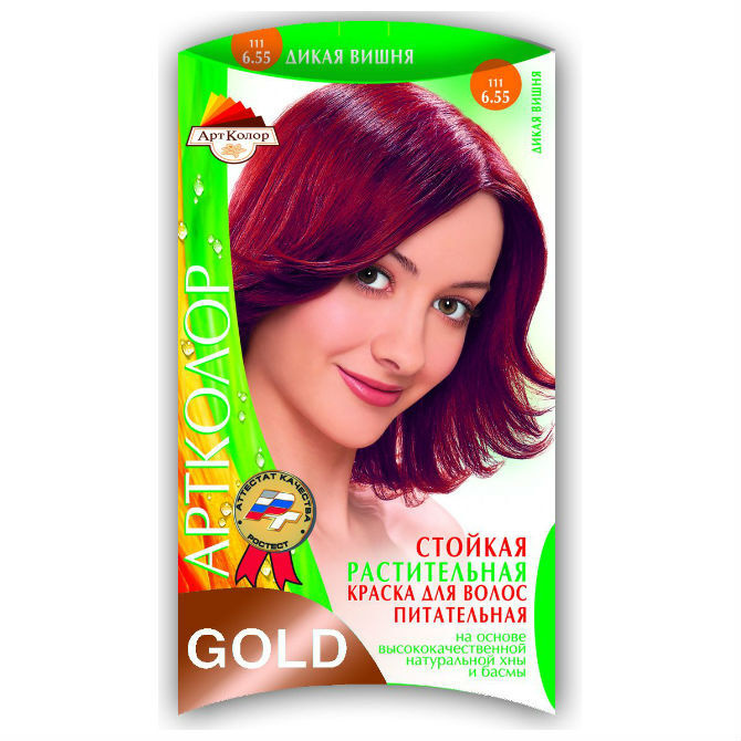Краска для волос АртКолор Gold 111 - Дикая Вишня - купить с доставкой ...