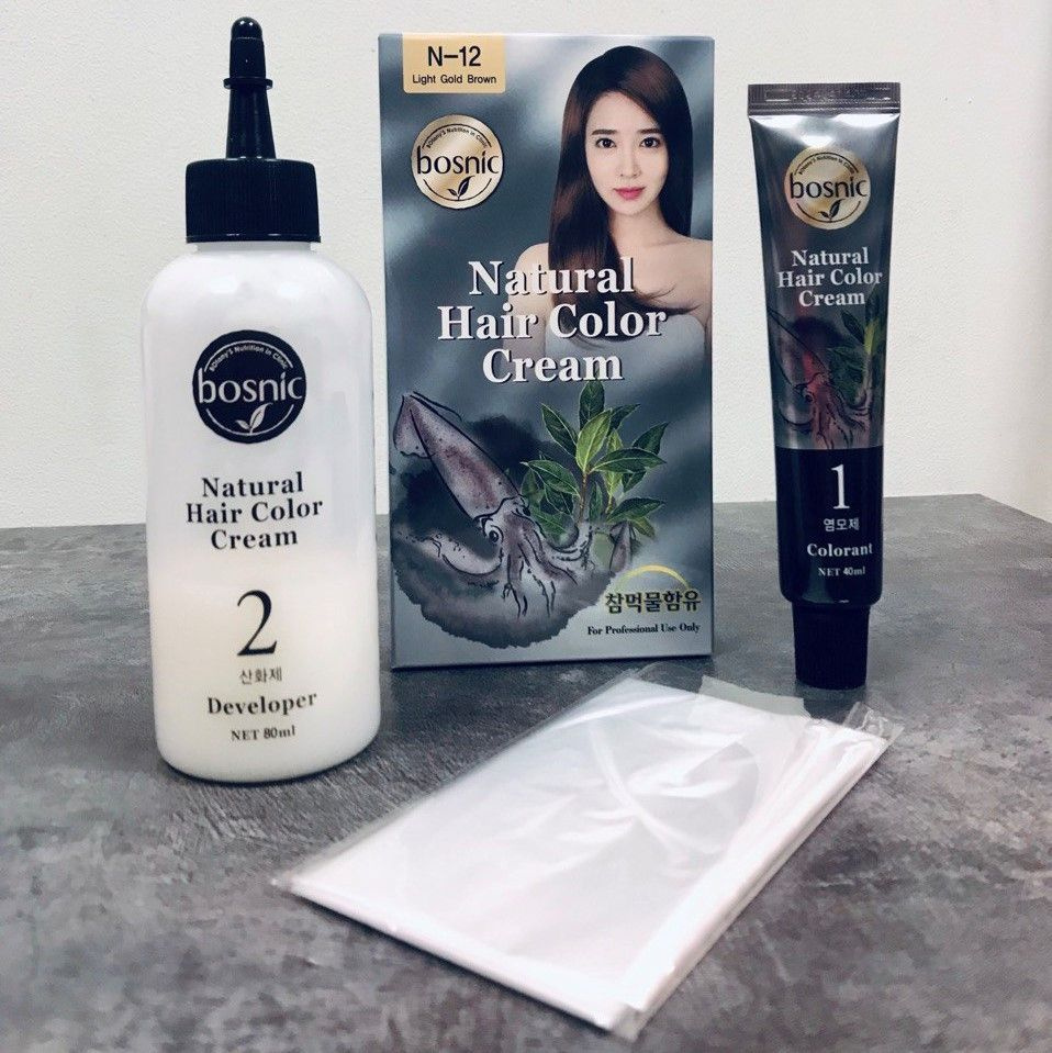 Краска для волос Bosnic Natural hair color cream N-12 - купить с ...