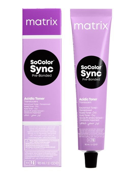 Краска для волос Matrix Color Sync 8V Прозрачный перламутровый, 90 мл ...