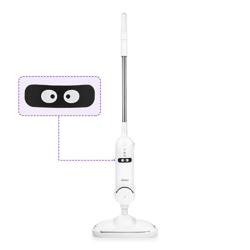 Паровая швабра Kitfort КТ-1015, белый, 1300 Вт купить по низкой цене с доставкой в интернет ...