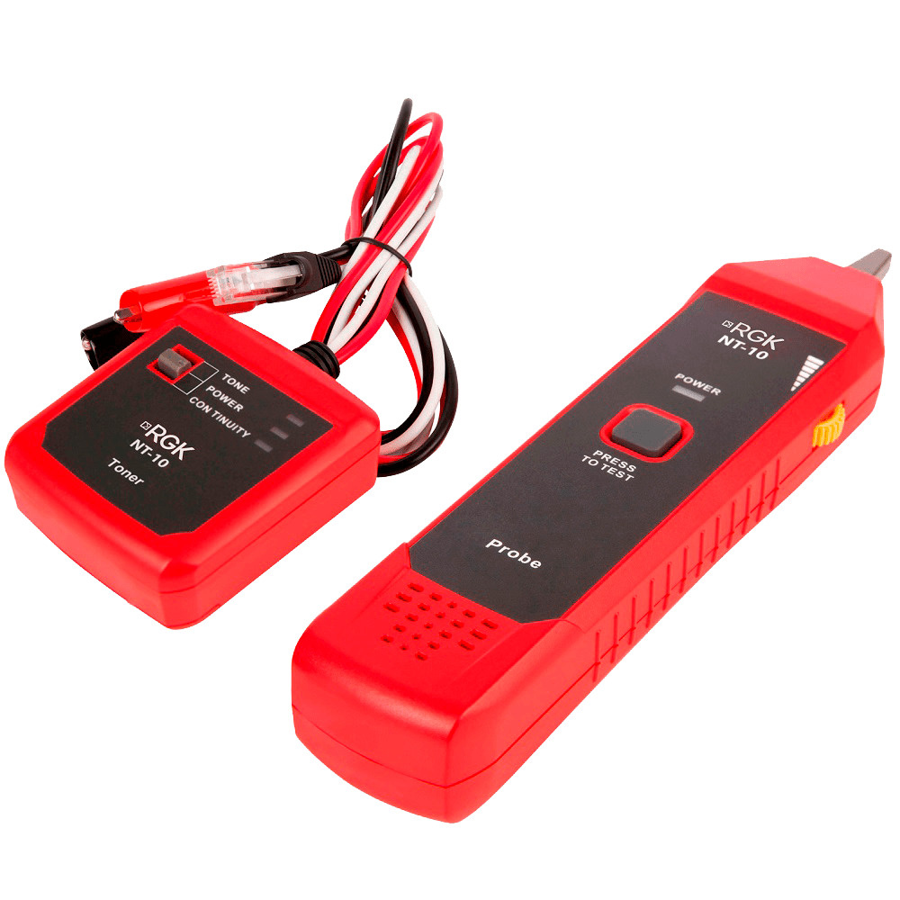 Кабельный тестер RGK NT-10 купить по выгодной цене с доставкой по Москве и всей России ...