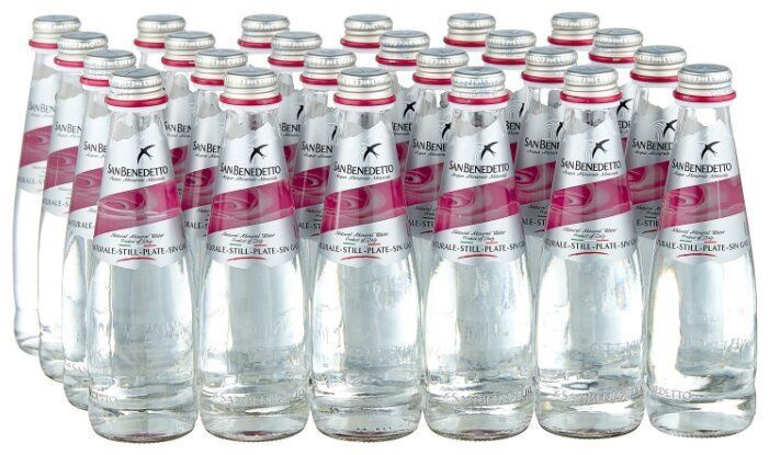 Минеральная вода San Benedetto (Сан Бенедетто), без газа, стекло, 0,25л ...