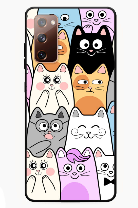 Чехол для Samsung S20 FE / Самсунг S20 ФЕ с рельефным рисунком ...