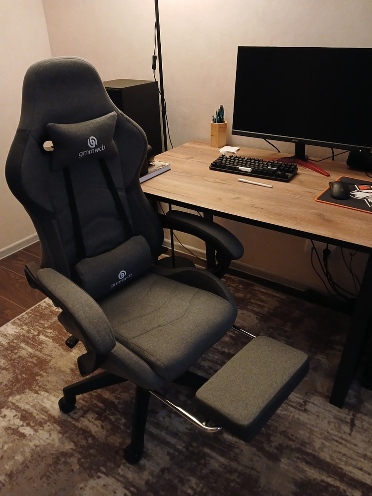 Игровое компьютерное кресло GMMWCB DJYLD-CBB - купить по выгодным ценам в интернет-магазине OZON ...